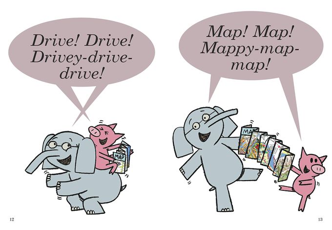 An Elephant and Piggie Book: Let's Go For A Drive｜媽咪愛