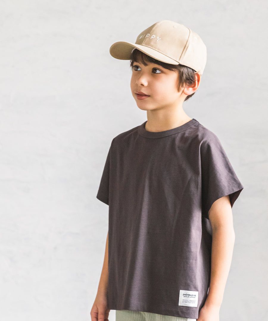 日本 PAIRMANON - 100%柔棉 素面短T(孩子)-粉｜媽咪愛
