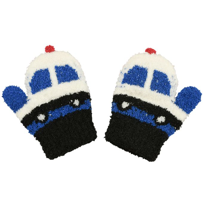 akachan honpo - 手套-警車-深藍色 (100cm)｜媽咪愛