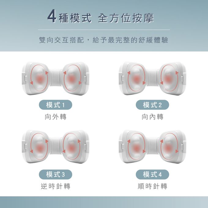 KINYO - 無線4D肩頸按摩帶 (IAM-2701)｜媽咪愛