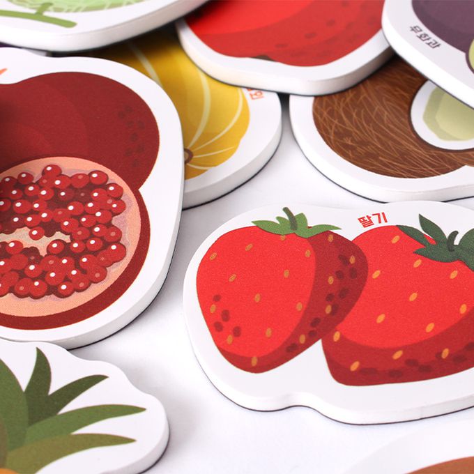 韓國 Ariati - 磁性貼盒裝組-水果｜媽咪愛
