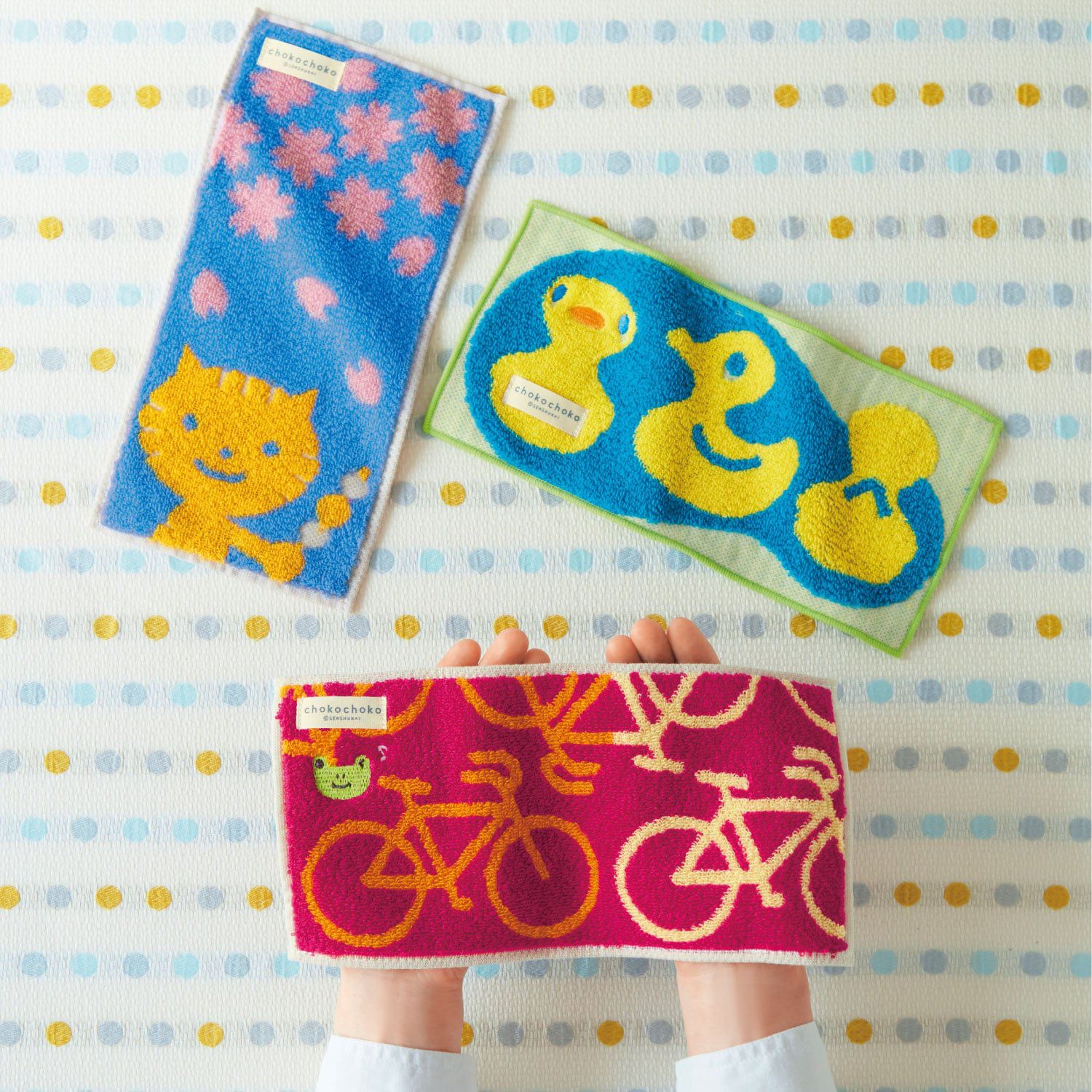 日本千趣會 - 日本製 童趣印花抗菌加工小手帕-湯鍋小夥伴 (12.5×25cm)｜媽咪愛