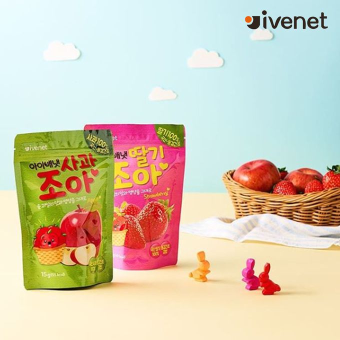 ivenet-艾唯倪 - 艾唯倪蘋果片草莓粒_4包綜合組｜媽咪愛