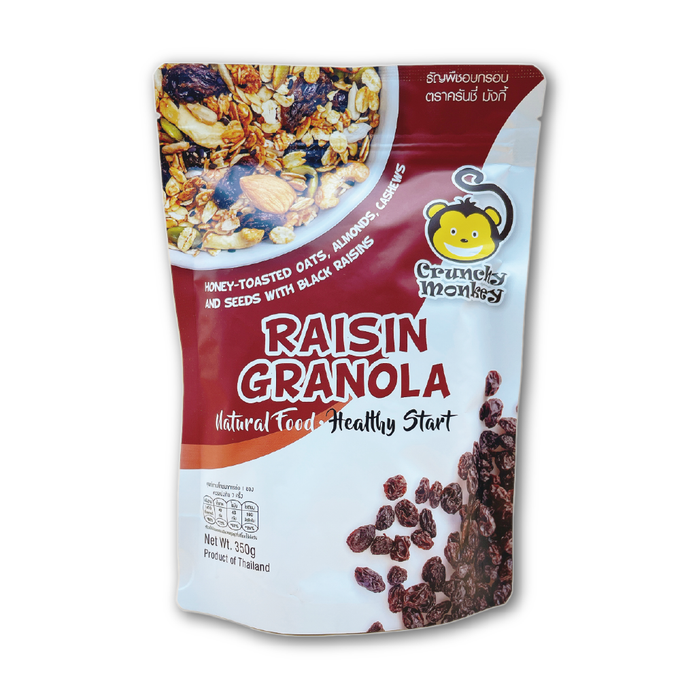 Crunchy Monkey 脆猴子 - 格蘭諾拉脆麥片(綜合莓果)-350g｜媽咪愛