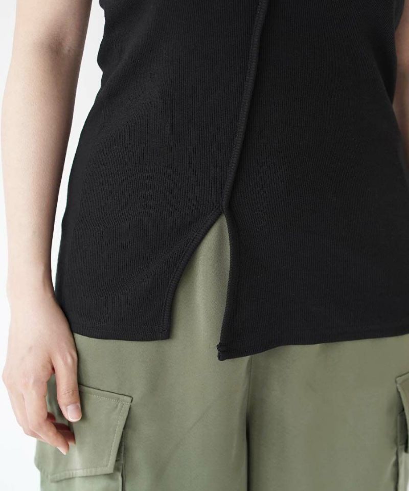 日本 zootie - 不規則拼接細肩帶無袖內搭/小可愛(附bra)-黑｜媽咪愛