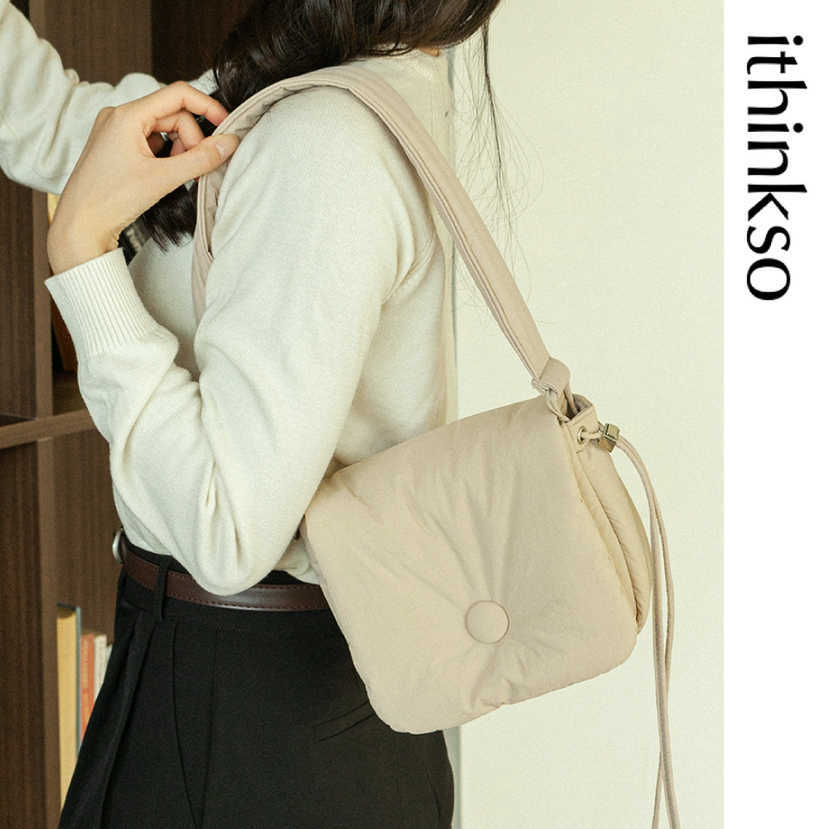 韓國直送！環保尼龍材質，輕量好揹 ︎ 質感系女包【 ithinkso】 | 限時團購 | 媽咪愛
