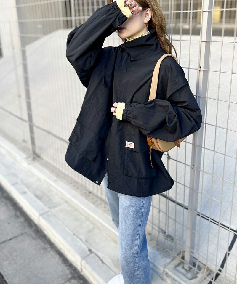 日本 Classical Elf - Java聯名 2WAY工裝感輕量休閒薄外套-軍綠｜媽咪愛