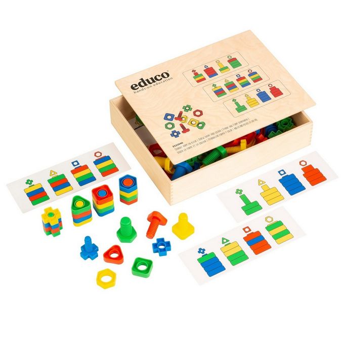 EDUCO - 螺絲螺母組合遊戲｜媽咪愛