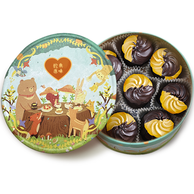 高端食品 - 可可愛曲奇(經典原味) (預購-2/1出貨)-1盒/210g｜媽咪愛