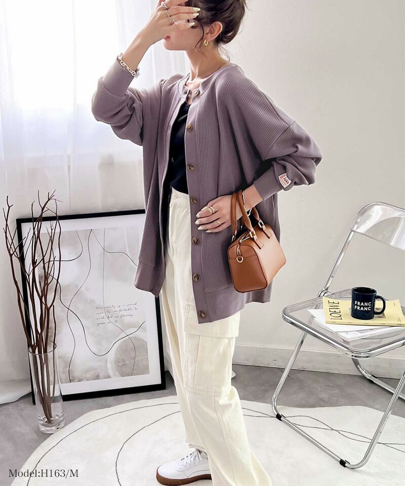 日本 Classical Elf - Java聯名 2WAY柔軟華夫格薄針織外套-米杏｜媽咪愛