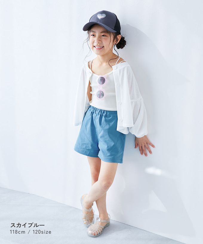 日本 devirock - 彈性斜紋布舒適素面短褲-灰｜媽咪愛