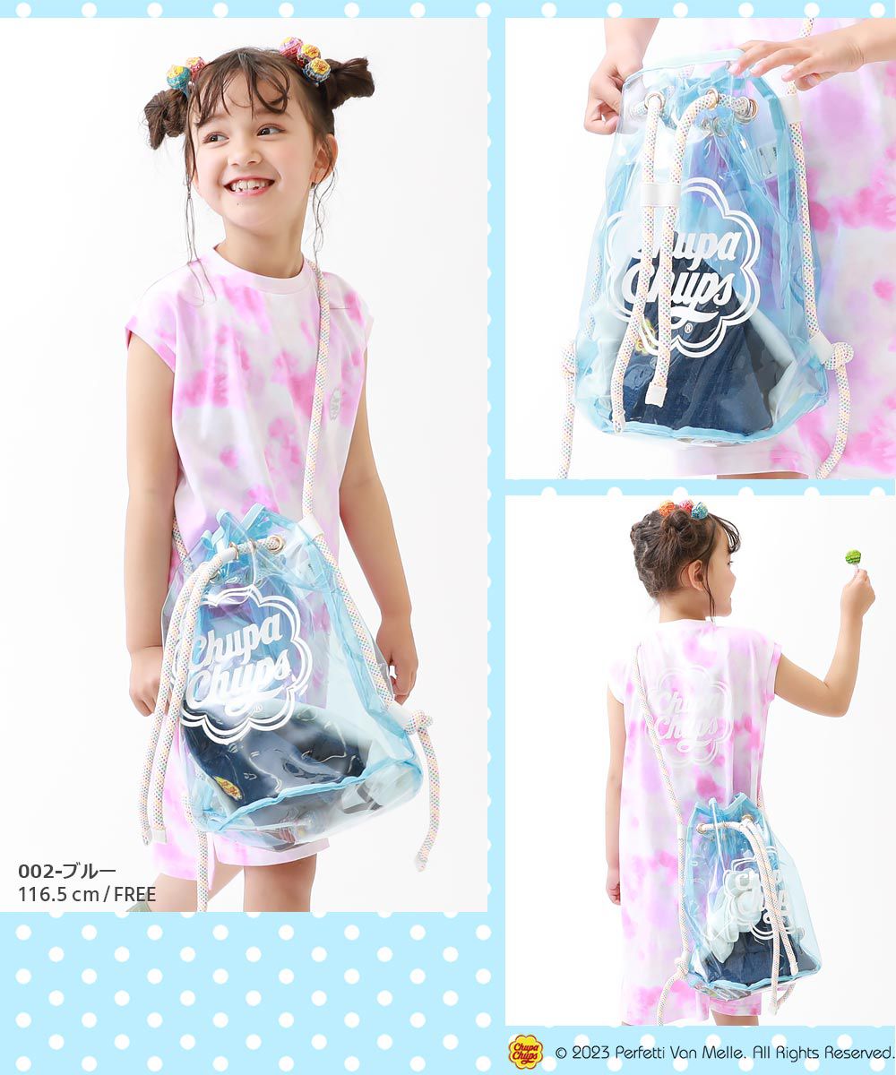 日本 devirock - 加倍佳棒棒糖聯名 游泳玩水包-果凍白 (34x23cm)｜媽咪愛