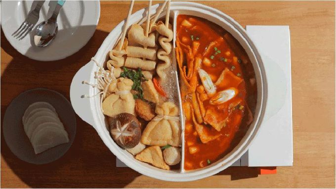 韓國 Dr.HOWS - TWO POT 鴛鴦鍋-(28cm)-綠｜媽咪愛