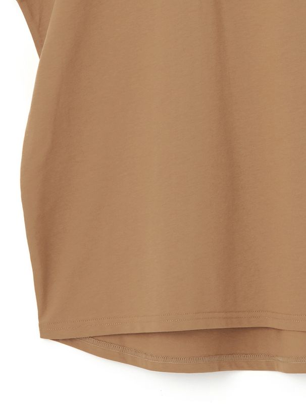 日本 GRL - 100%棉 極簡LOGO短袖上衣-石墨灰 (F)｜媽咪愛