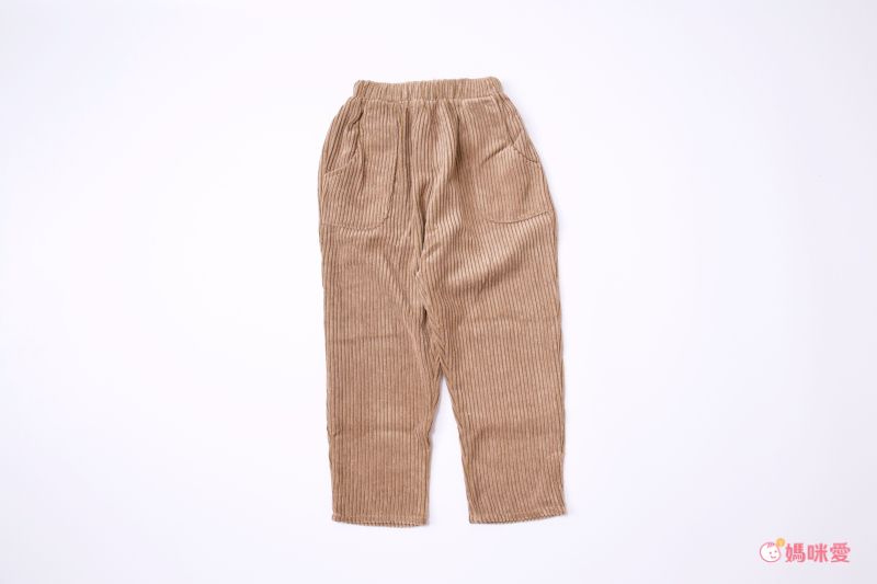 日本 PAIRMANON - 裏毛 寬鬆休閒長褲-灰杏｜媽咪愛