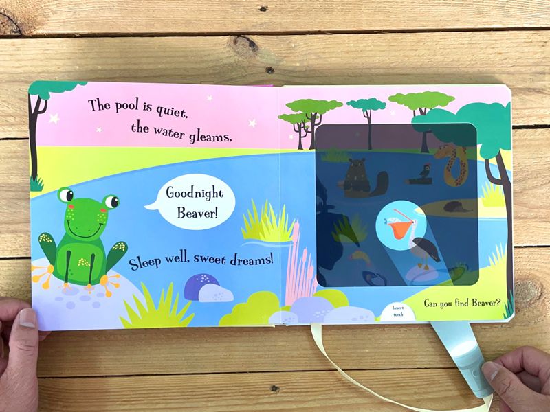 Goodnight Frog 晚安小青蛙（附觀察鏡）｜媽咪愛