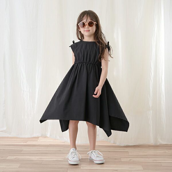 日本 Lycee mine - 不規則飄逸感無袖洋裝-粉紅｜媽咪愛