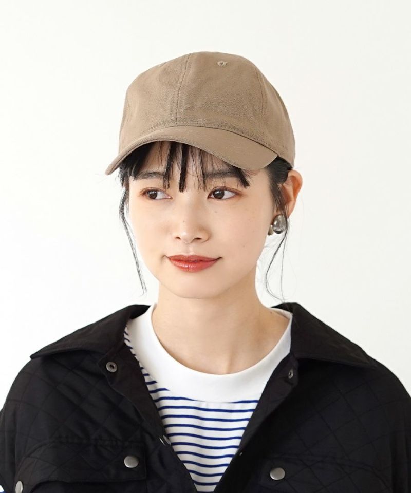 日本 zootie - 100%棉 厚磅可愛後綁帶老帽/鴨舌帽-淺卡其｜媽咪愛