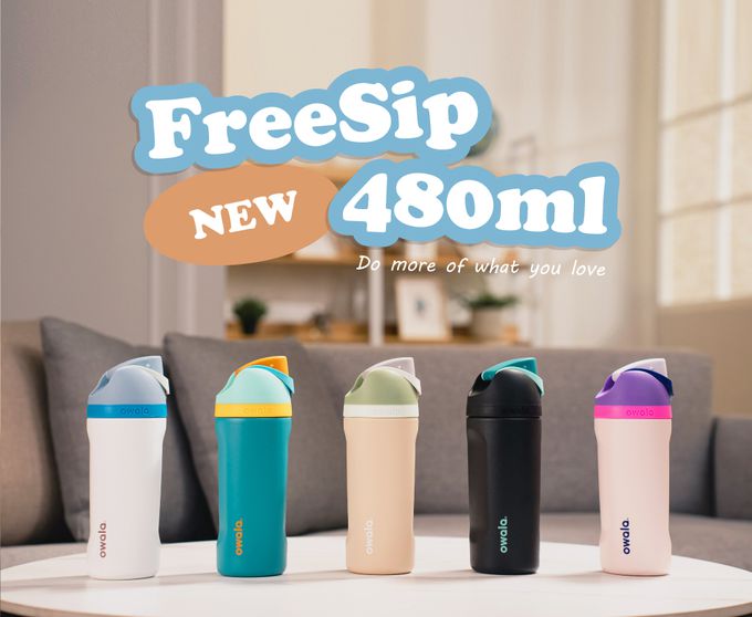 美國 Owala - Owala® 絕飲杯｜不鏽鋼咖啡隨行杯 480ml/16oz｜媽咪愛