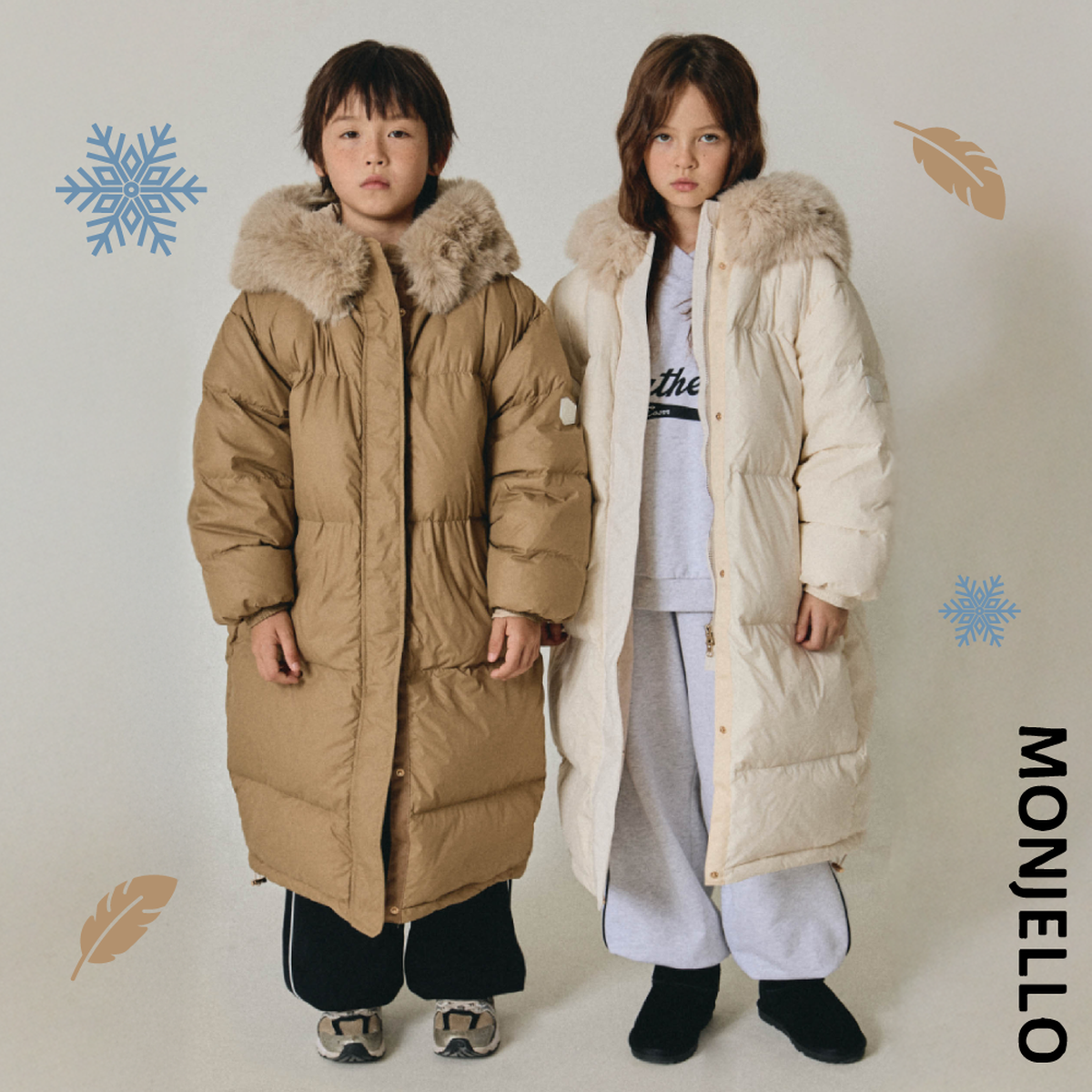 【韓國 MONJELLO】大人、小孩一起穿 ♡ 正韓製100%鵝絨外套 | 限時團購 | 媽咪愛