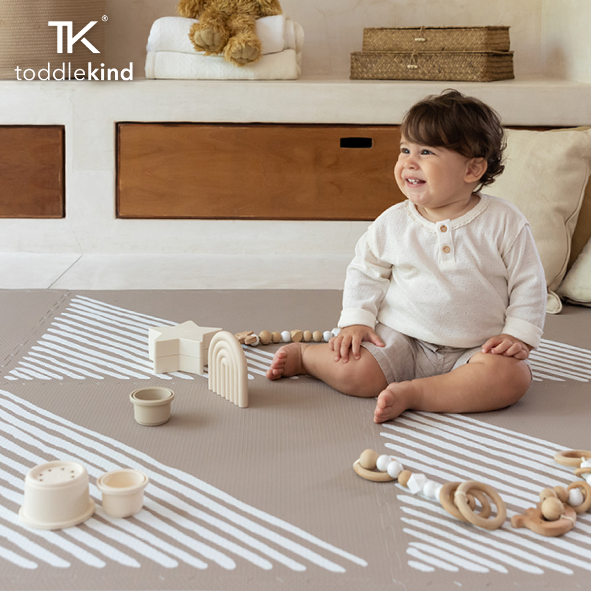 最美歐風！德國設計、台灣製造【toddlekind】巧拼地墊 | 限時團購 | 媽咪愛