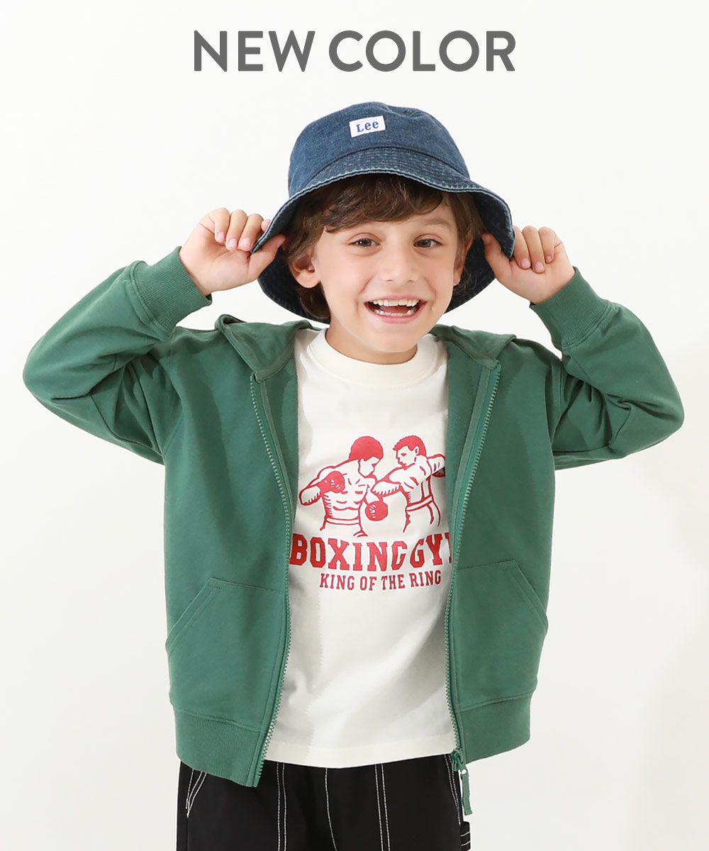 日本 devirock - 活力純色四季連帽外套-草綠｜媽咪愛