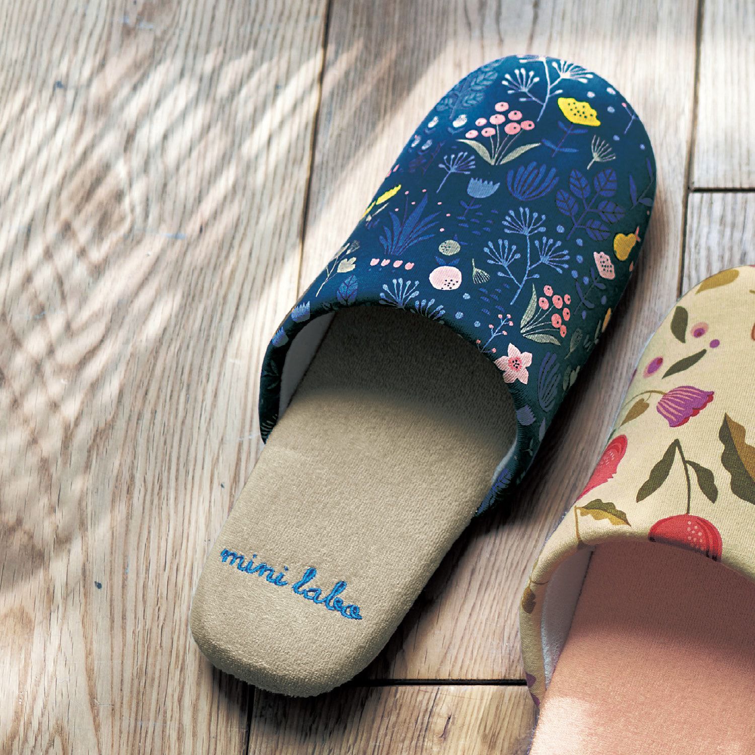 日本千趣會 - mini labo 質感室內拖鞋-週日在鄉村 (23-25cm)｜媽咪愛