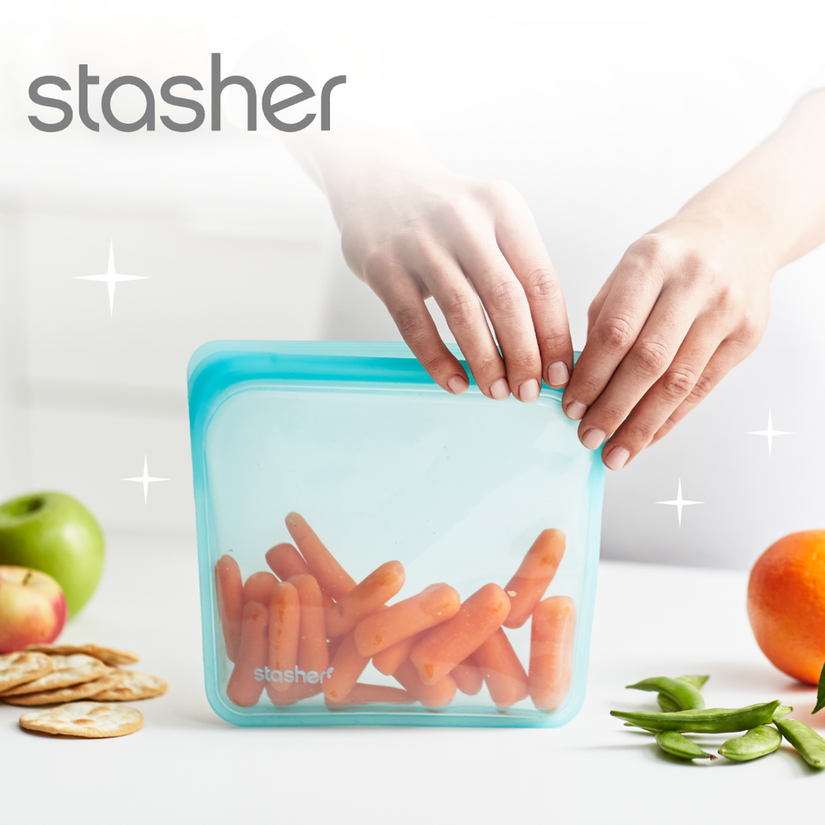 【Stasher食物密封袋＆OXO保鮮盒】食品級矽膠、分裝保鮮 | 限時團購 | 媽咪愛