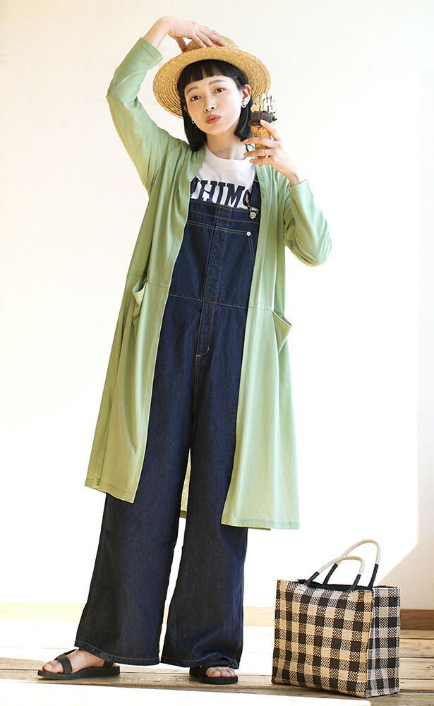 日本 zootie - UV對策 輕盈著感V領防曬外套-長版-白｜媽咪愛