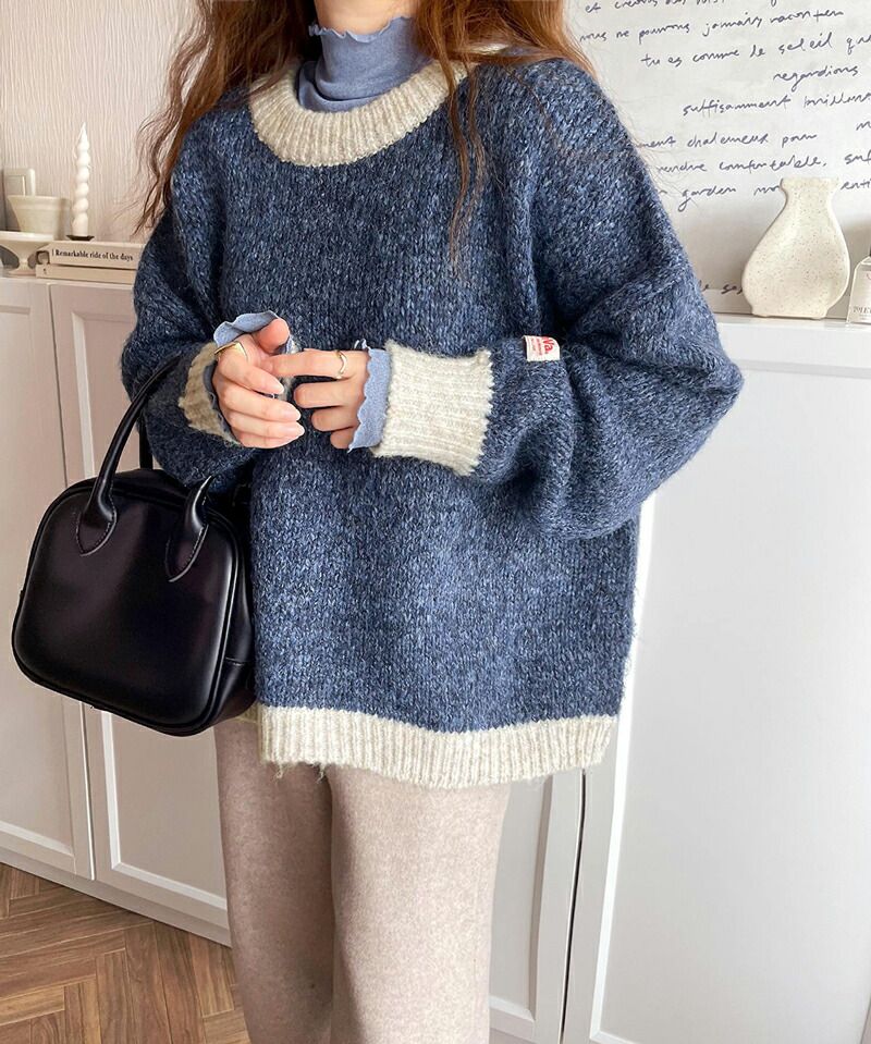 日本 Classical Elf - Java聯名 前後穿2Way針織上衣-芥黃｜媽咪愛