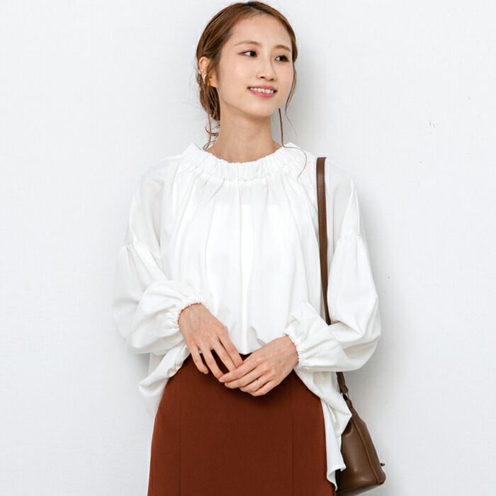 日本 ihuu - 甜美氣質後綁帶長袖上衣-黑｜媽咪愛