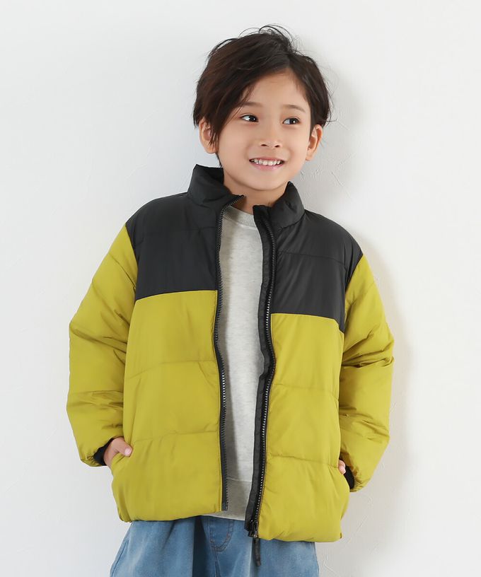 日本 devirock - 輕量纖維立領保暖科技羽絨外套-亮藍紫｜媽咪愛