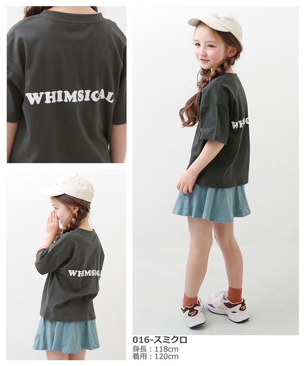 日本 devirock - 純棉 定番百搭印花短T-MERCED-雜灰｜媽咪愛