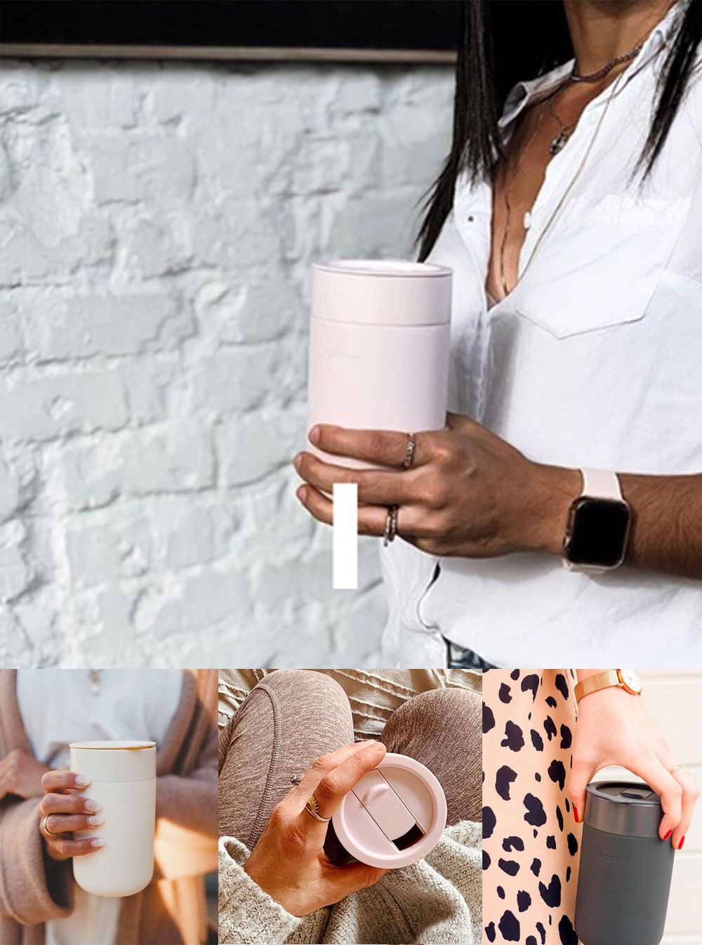 美國 W&P - 陶瓷咖啡杯-深灰色-16oz/480ML｜媽咪愛