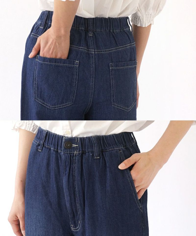 日本 zootie - 柔軟舒適棉麻牛仔褲-淺藍｜媽咪愛