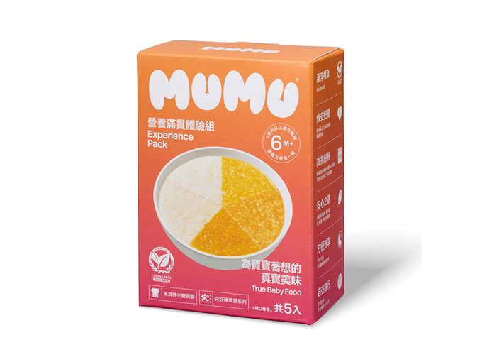 MUMU - 營養滿貫體驗組150gx5包/盒｜媽咪愛
