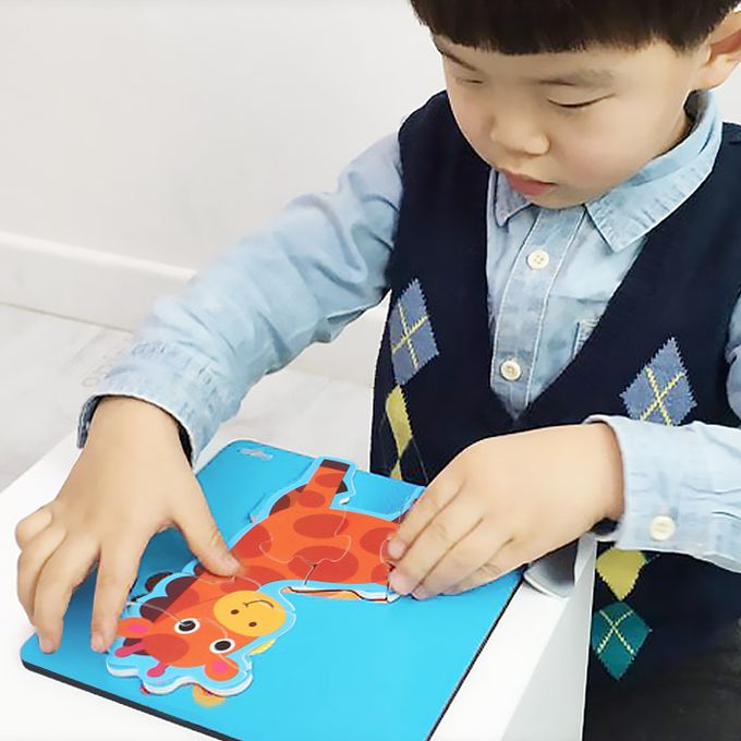 韓國 Ariati - 磁性拼圖-蝴蝶&長頸鹿｜媽咪愛