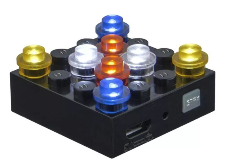 美國 Light Stax - 小顆粒系列-1X1 MINI STAX(不含發光底座)｜媽咪愛