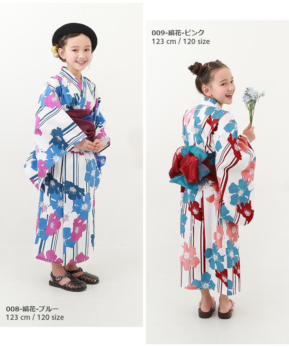 日本 devirock - 上下穿搭式浴衣華麗4件組-粉彩繡球花-紫白｜媽咪愛