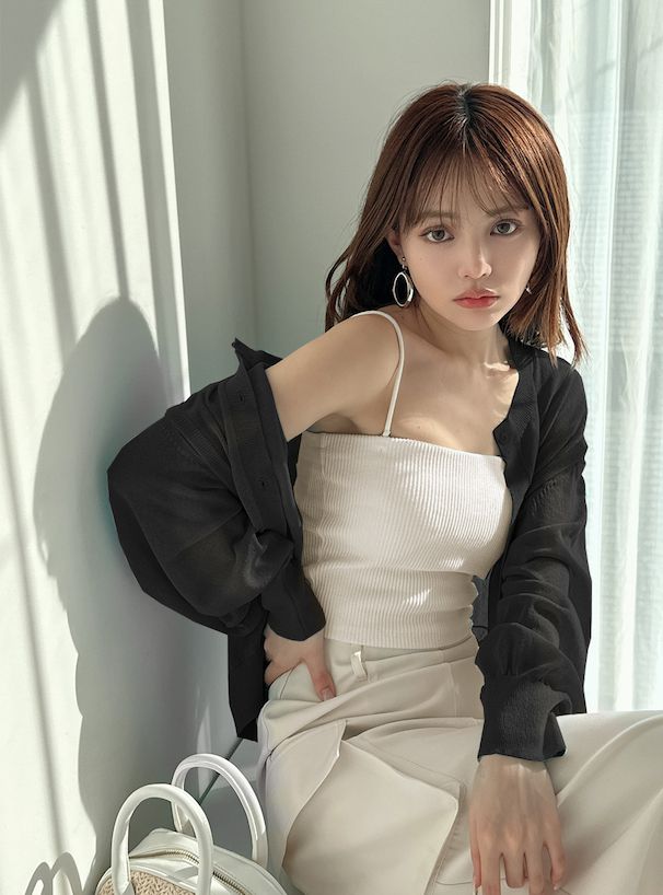 日本 GRL - 2WAY嫘縈混泡泡袖薄外套-奶油黃 (F)｜媽咪愛