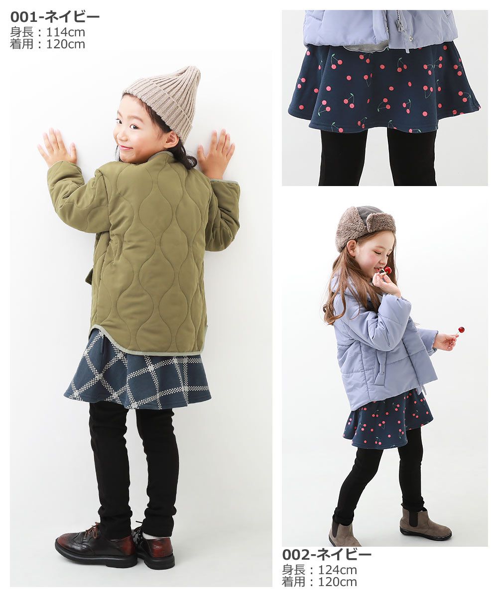 日本 devirock - RICHWARM系列 彈性內搭褲裙-豹紋-灰杏｜媽咪愛