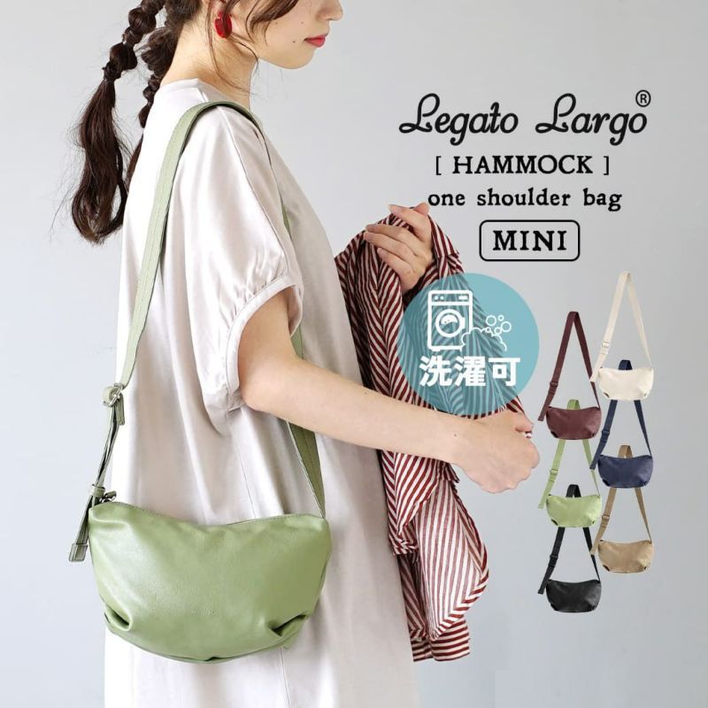 日本 zootie - Legato Largo 迷你皮革肩背小包-黑｜媽咪愛