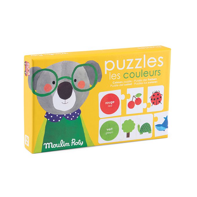 Moulin Roty - 色彩元素配對樂(24片)｜媽咪愛