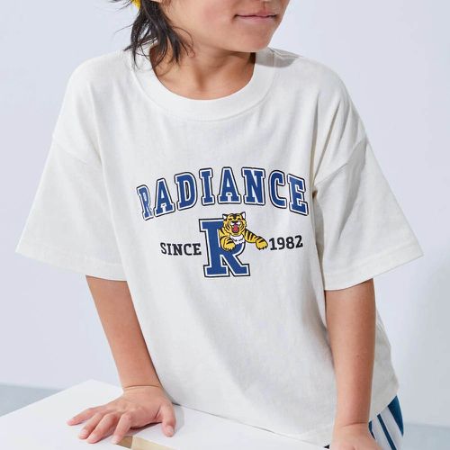 日本 devirock - 100%棉 定番印花寬版短袖上衣-R與老虎-白｜使用者評論、評價、開箱文購買心得｜媽咪愛